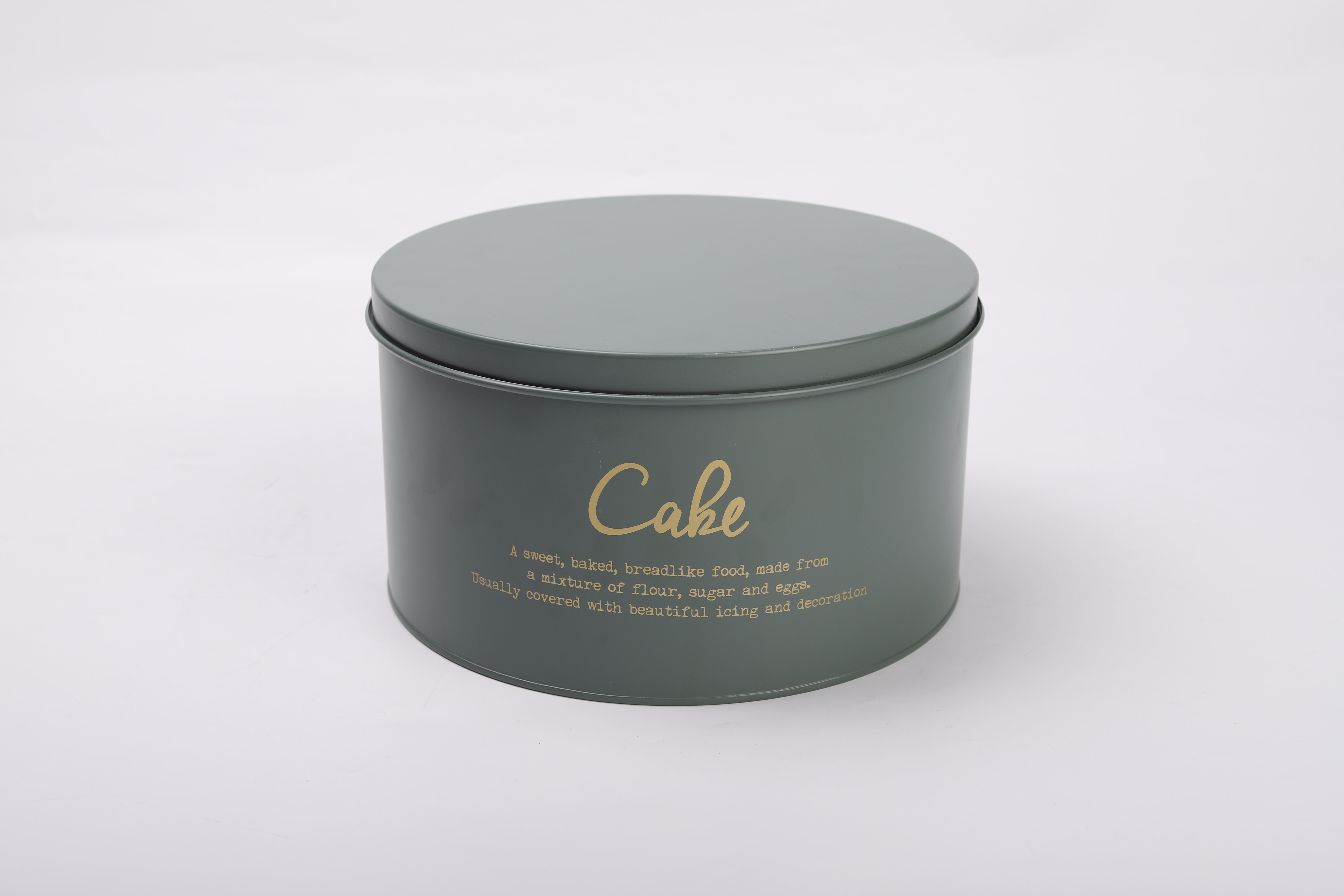 Rockingham Cake Tin Large – Cream Design