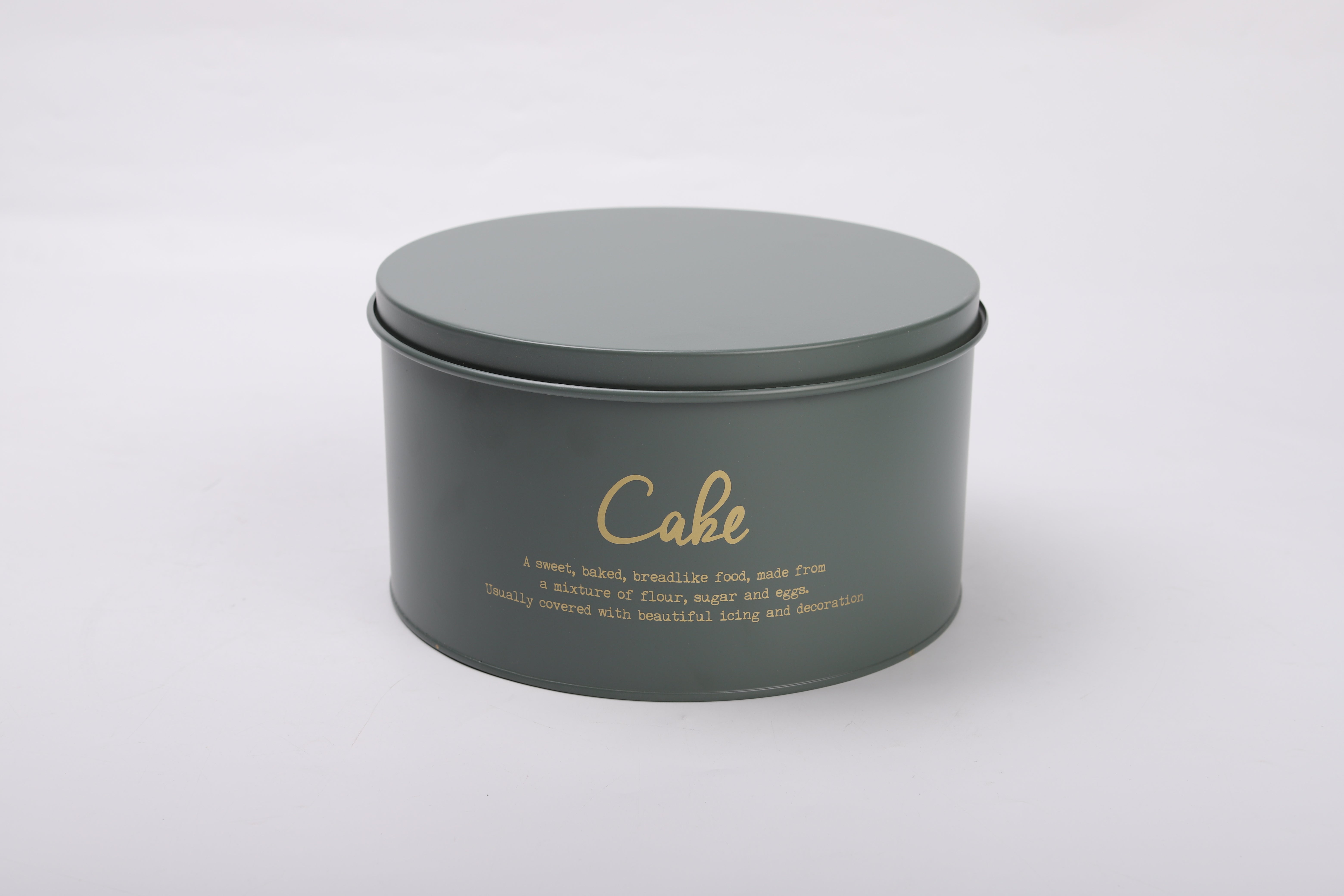 Rockingham Cake Tin Medium – Cream Design