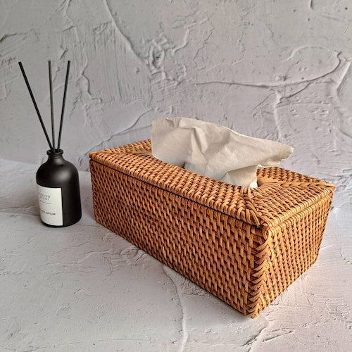 Lombok Natural Tissue Box Large – Cream Design